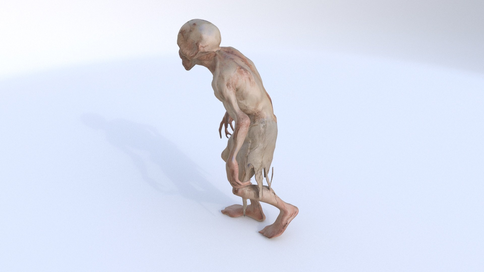3D Classic Walker Zombie - TurboSquid 2334594