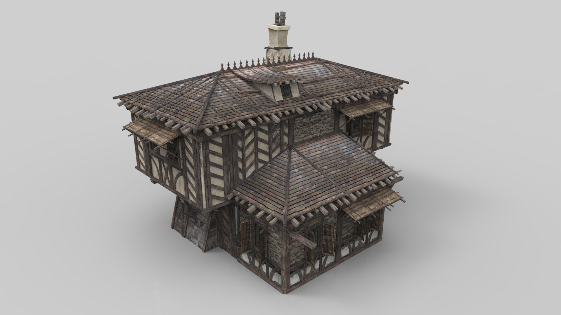 Medieval House Fantasy 17 Model - TurboSquid 1252579