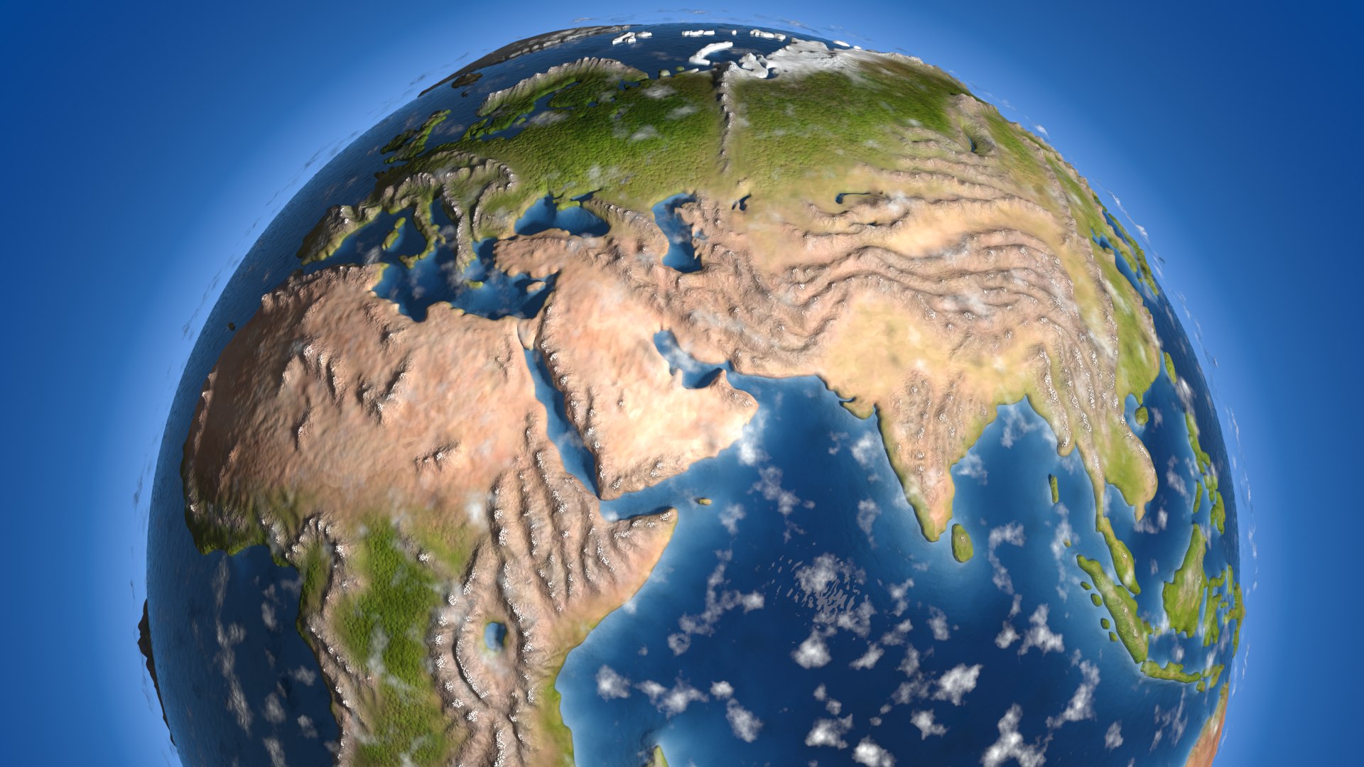 Stylized Earth 3D Model - TurboSquid 2001704