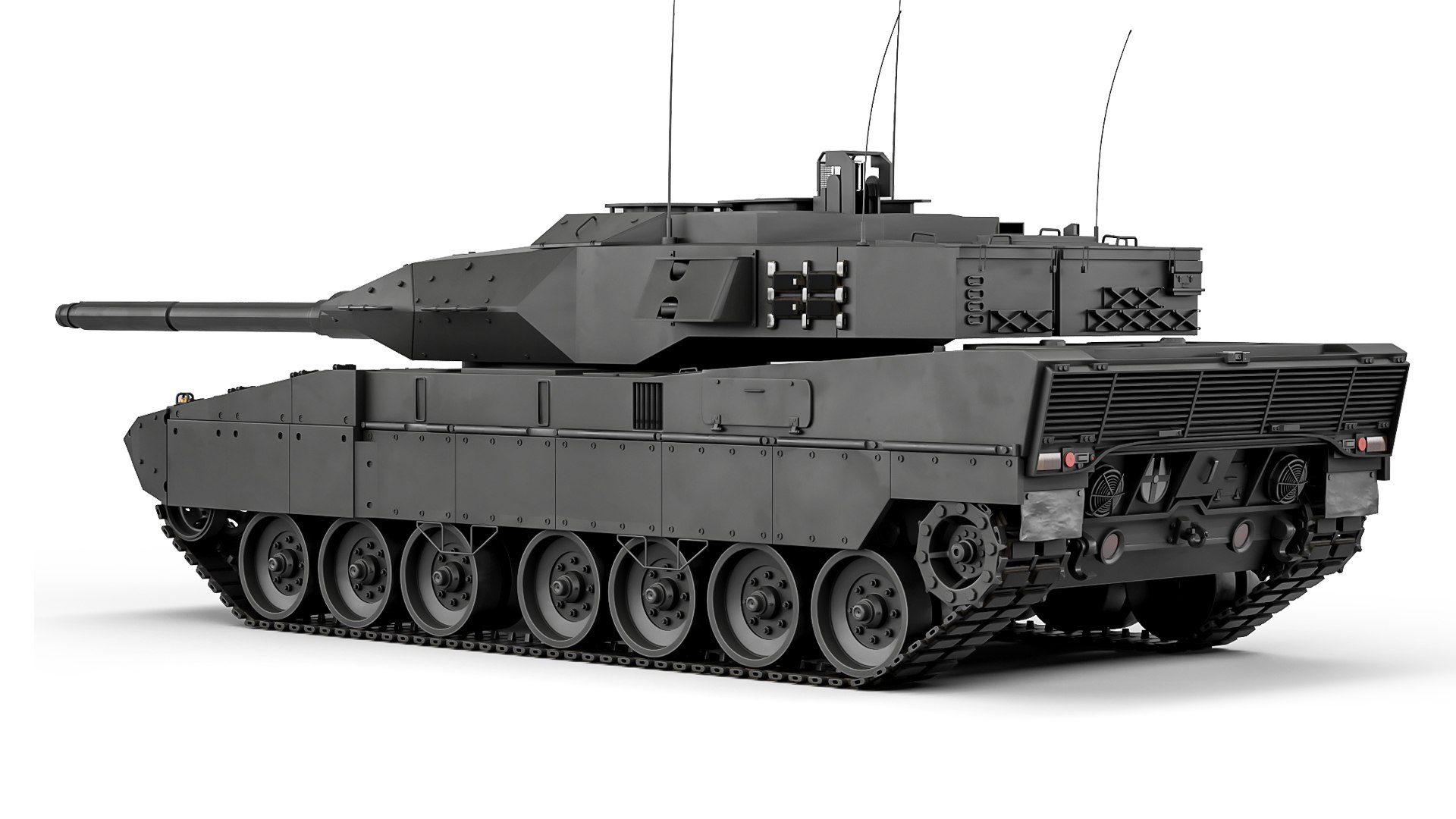 Tank Stridsvagn Strv 122 2018 3D Model - TurboSquid 2410237