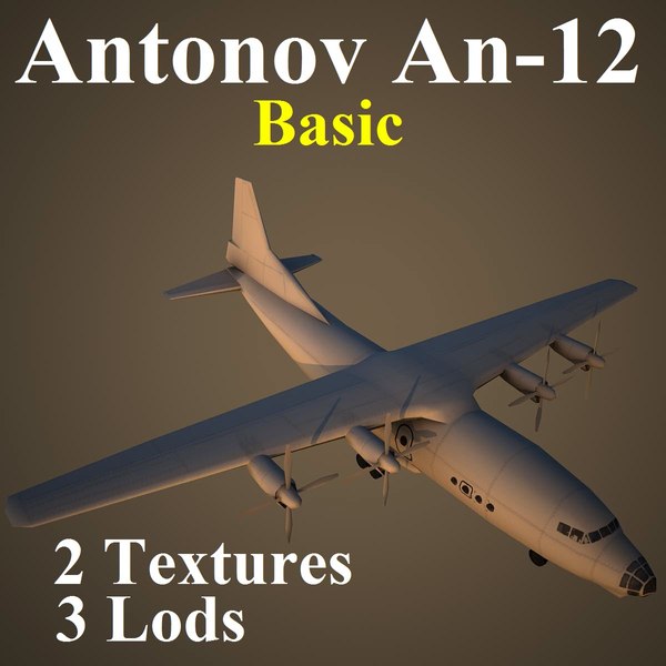 AN-12 3D Models for Download | TurboSquid