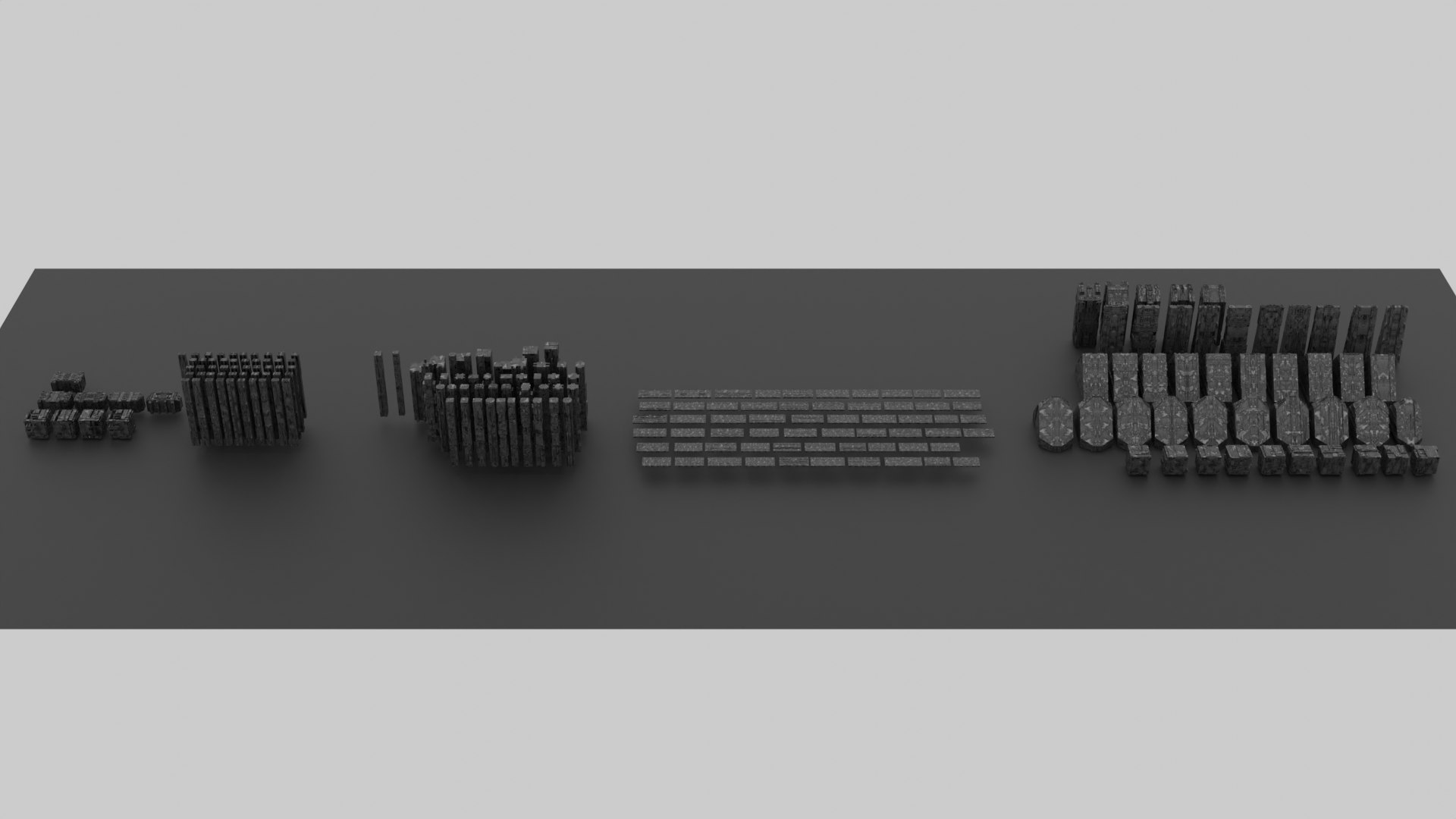 3D Model Fantasy Enviroment Kitbash - TurboSquid 1903559