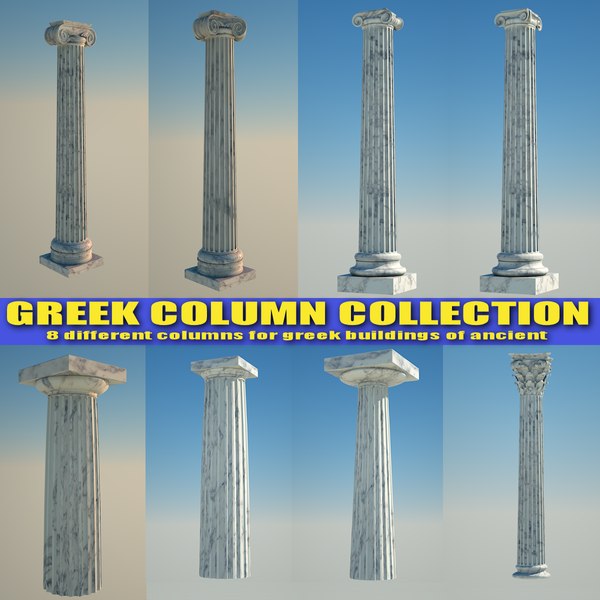 3d model corinthian column