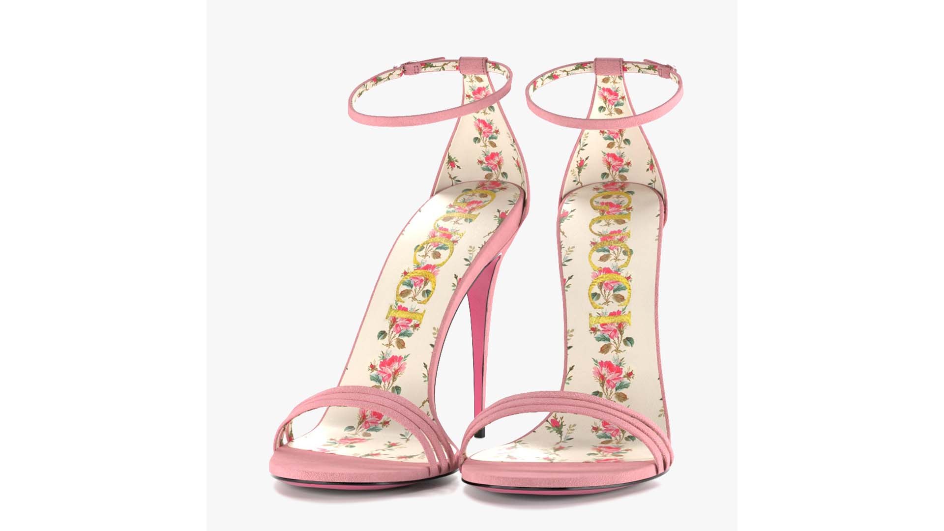 3D Model Gucci Sandals Model - TurboSquid 1743321