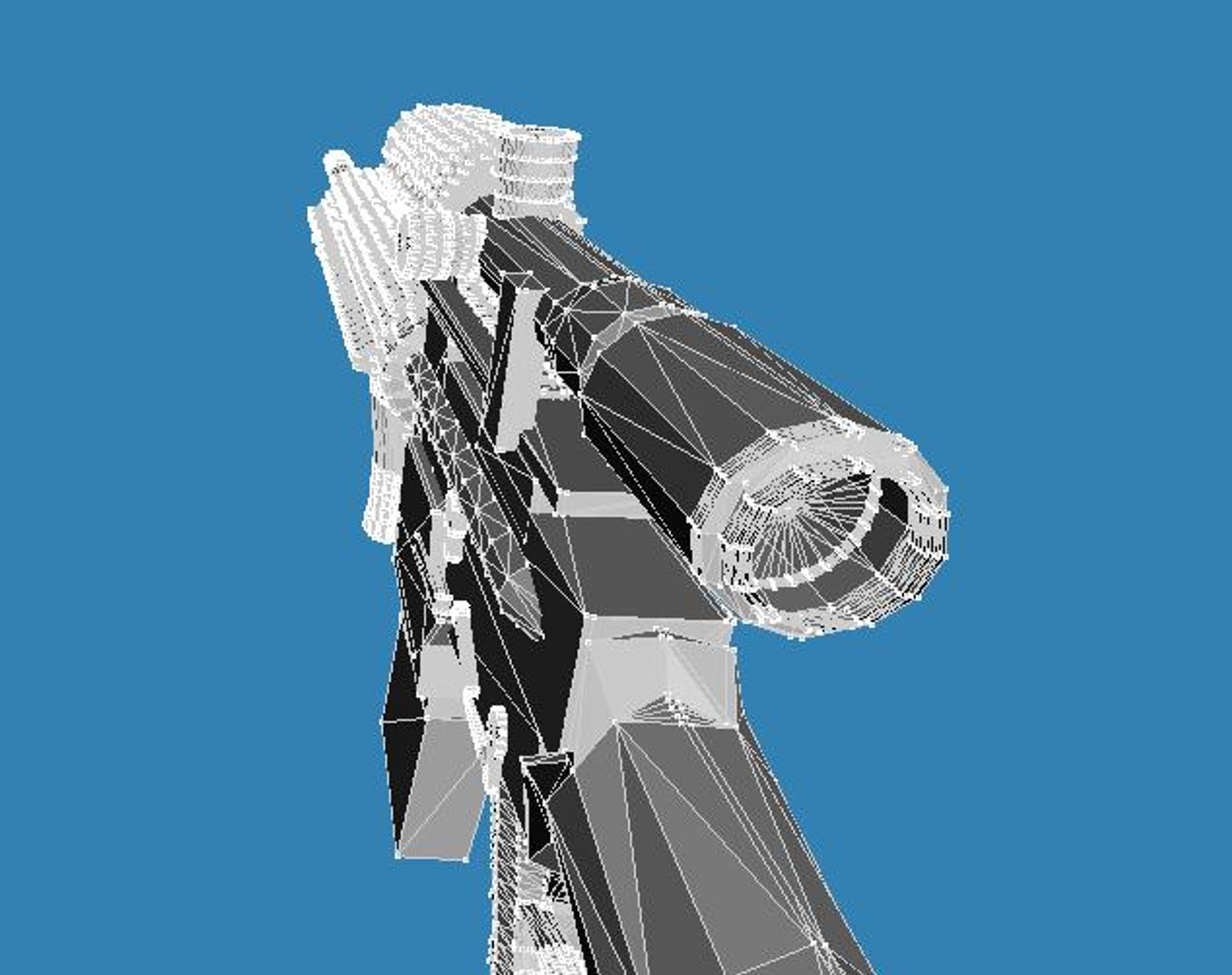 Sniper Rifle Sam-r 3d 3ds