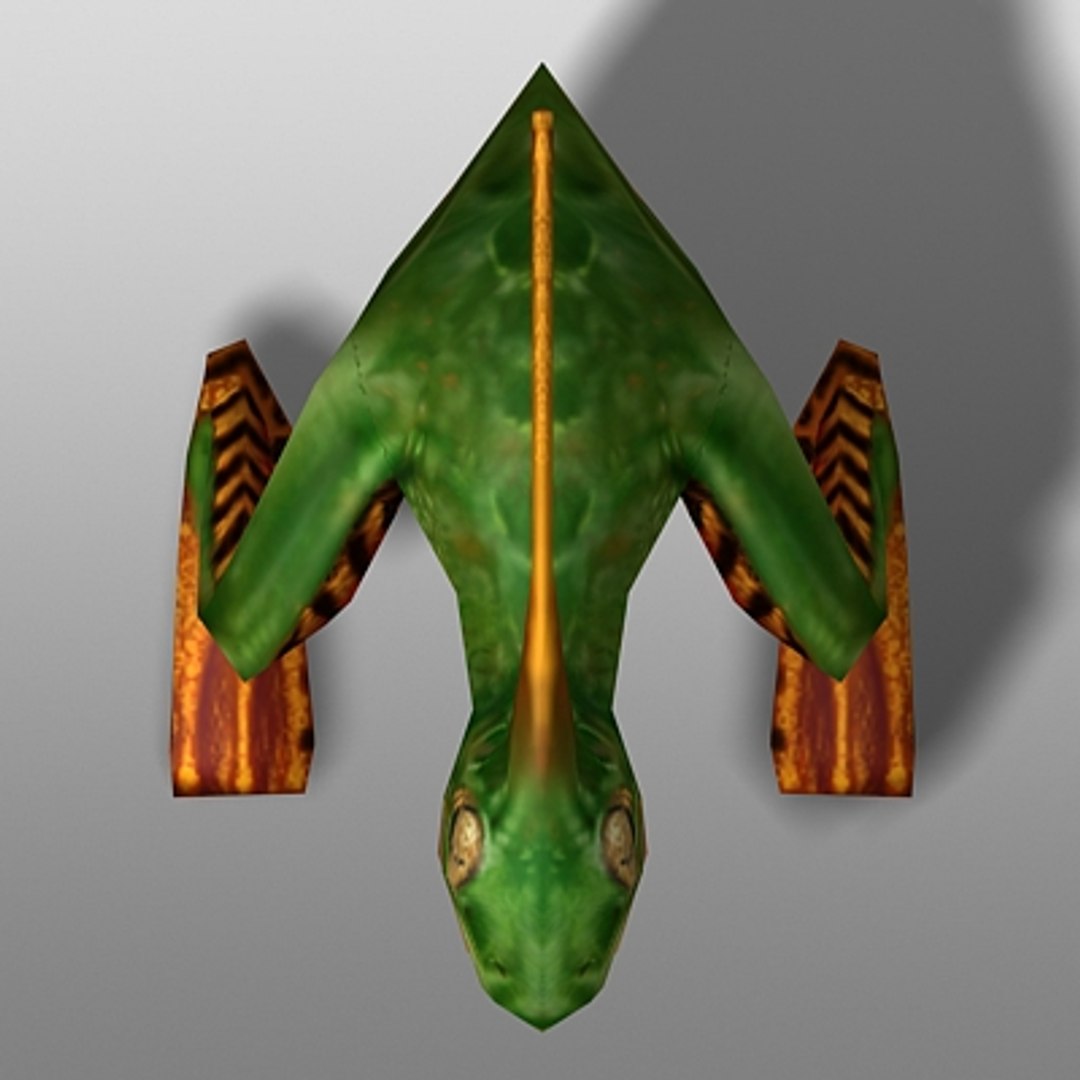 realtime mutant frog 3d model