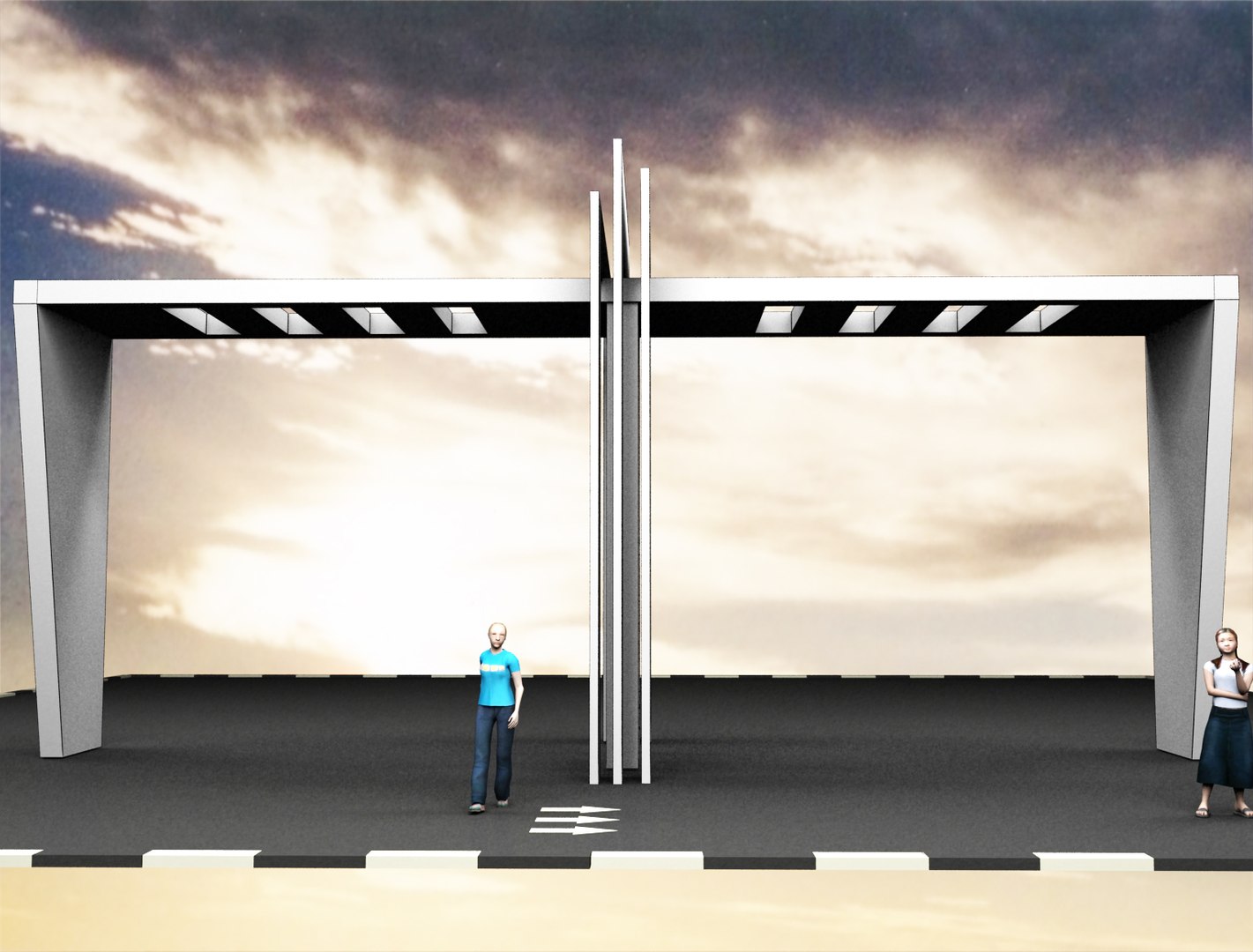 3D Decoration Gate Design Model - TurboSquid 1553475