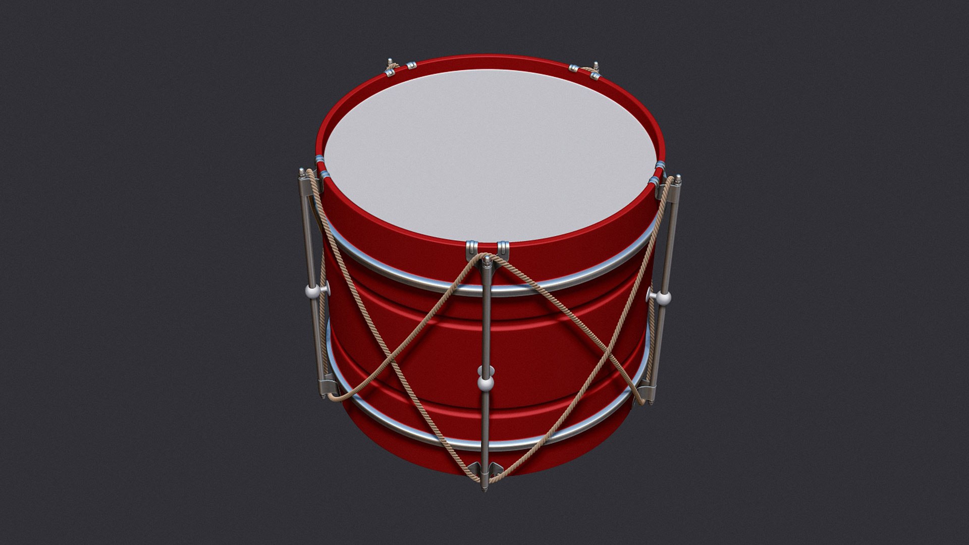 Single Drum 3D model - TurboSquid 2118431
