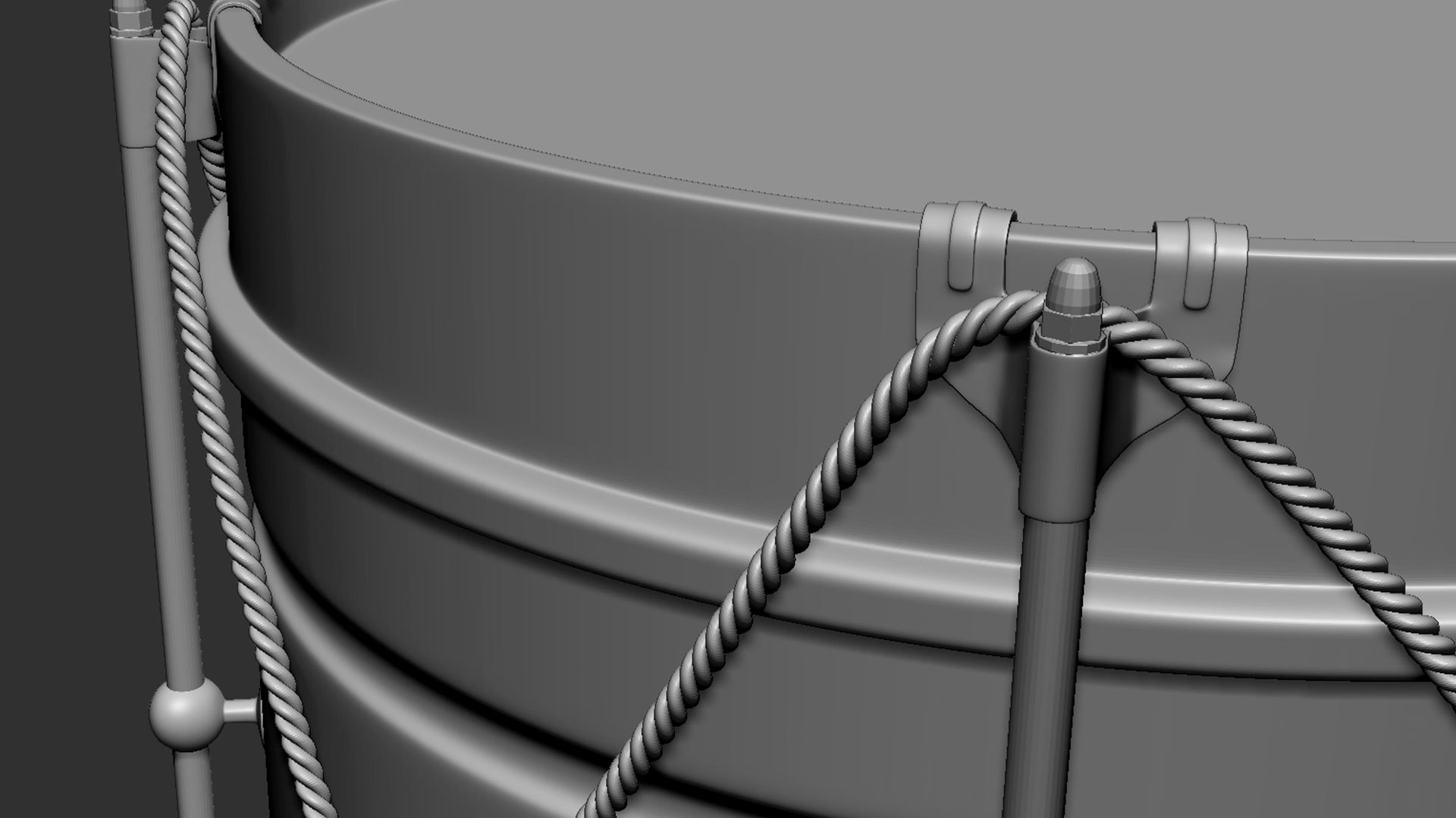Single Drum 3D model - TurboSquid 2118431