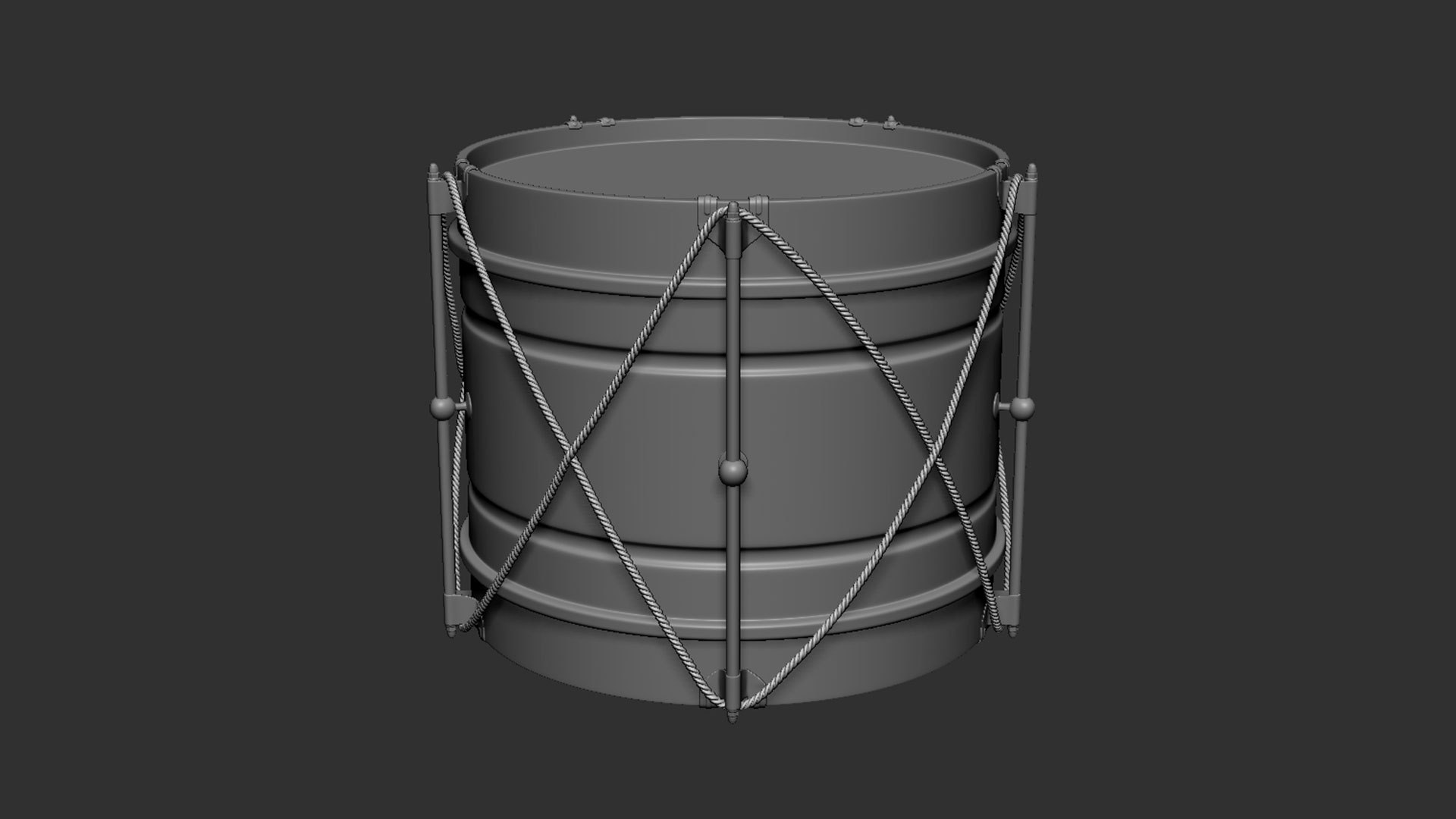 Single Drum 3D model - TurboSquid 2118431