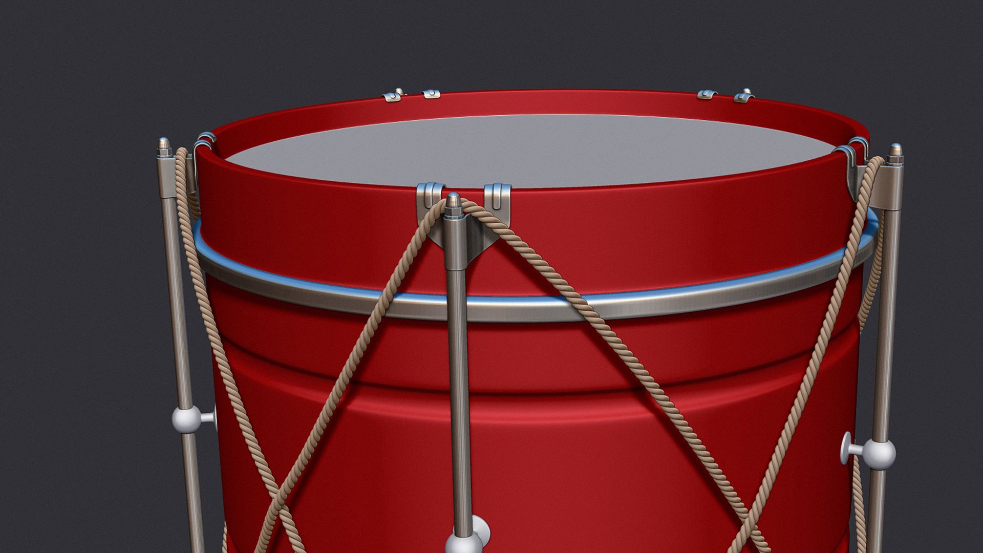 Single Drum 3D model - TurboSquid 2118431