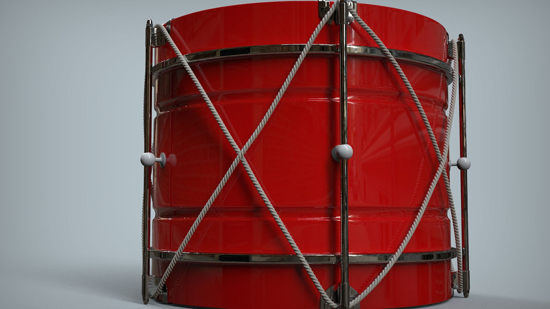 Single Drum 3D model - TurboSquid 2118431
