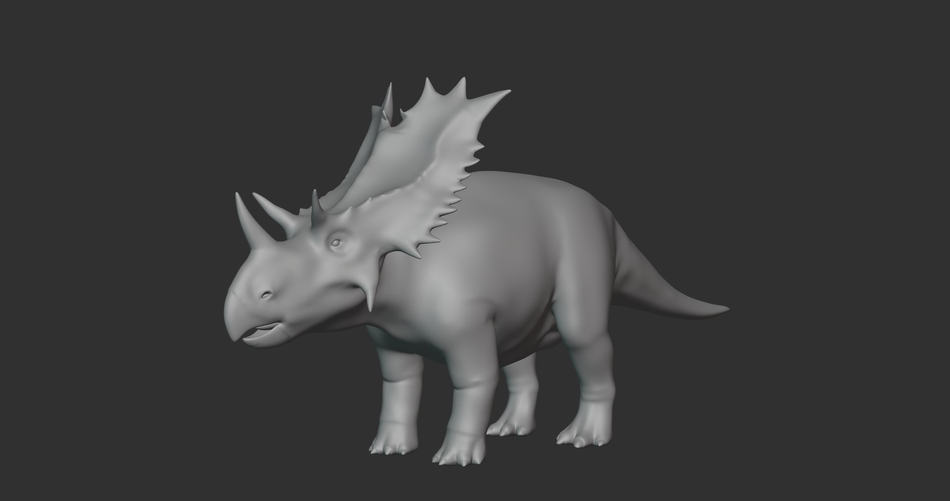 3D model Utahceratops Basemesh Low Poly - TurboSquid 1995269