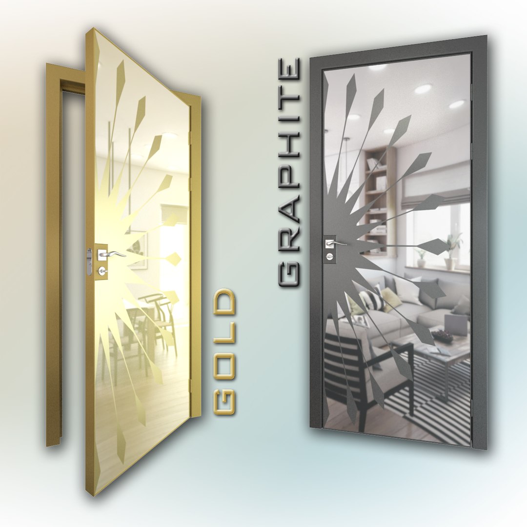3d Mirrored Door Animation