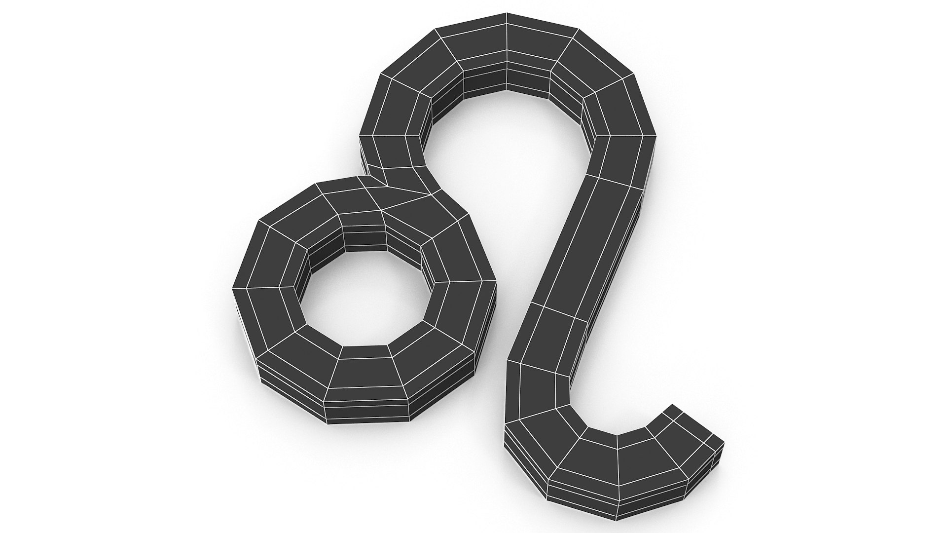 3D model Zodiac Sign Leo - TurboSquid 1854856