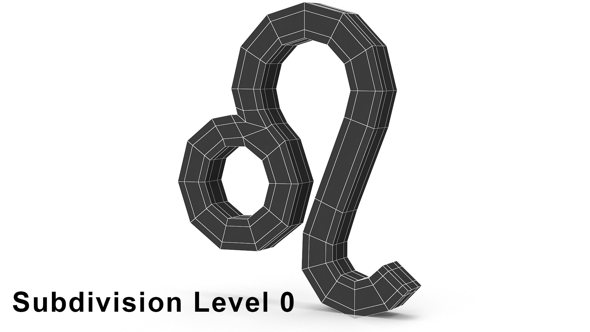 3D model Zodiac Sign Leo - TurboSquid 1854856