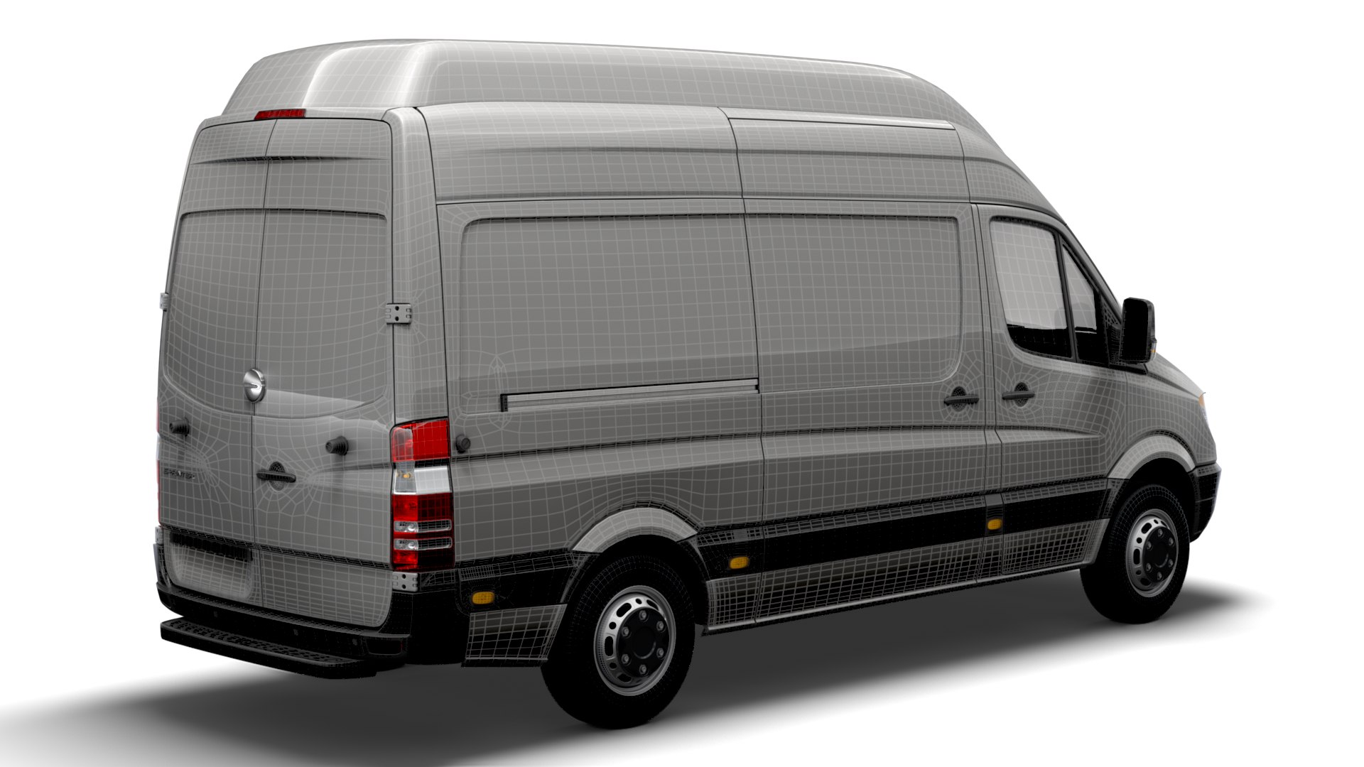 Freightliner Sprinter Van L2 H3 2009 3D - TurboSquid 2041384