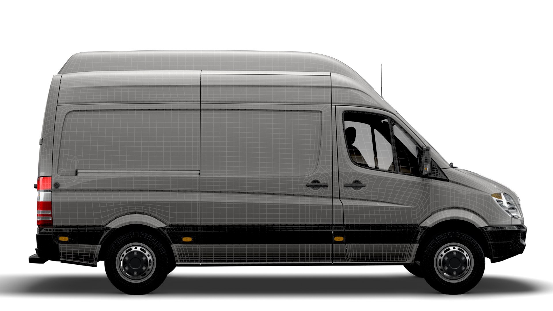 Freightliner Sprinter Van L2 H3 2009 3D - TurboSquid 2041384