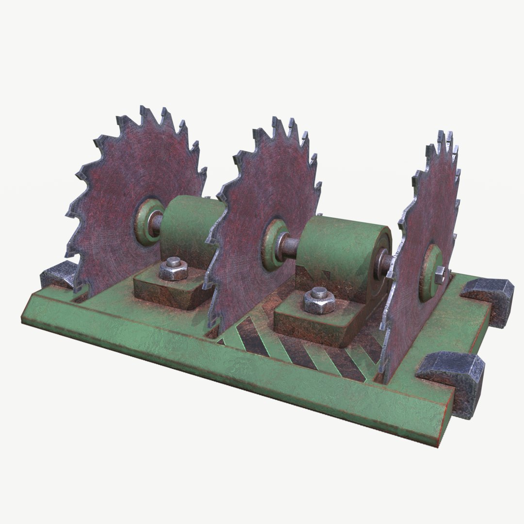 3D Model Saw Blade Trap - TurboSquid 2337863