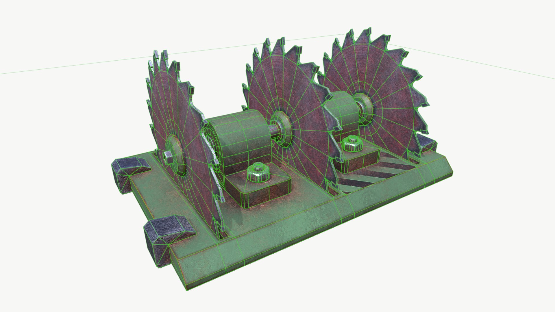 3D Model Saw Blade Trap - TurboSquid 2337863