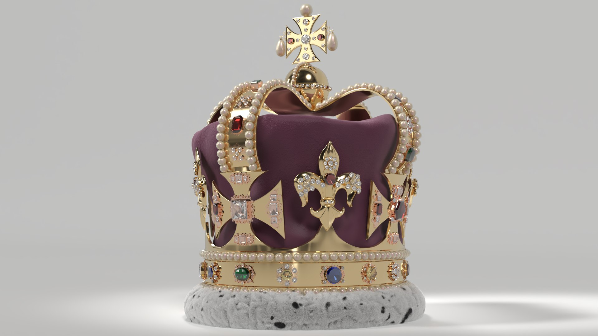 3D Model Saint Edwards Crown - TurboSquid 2209792