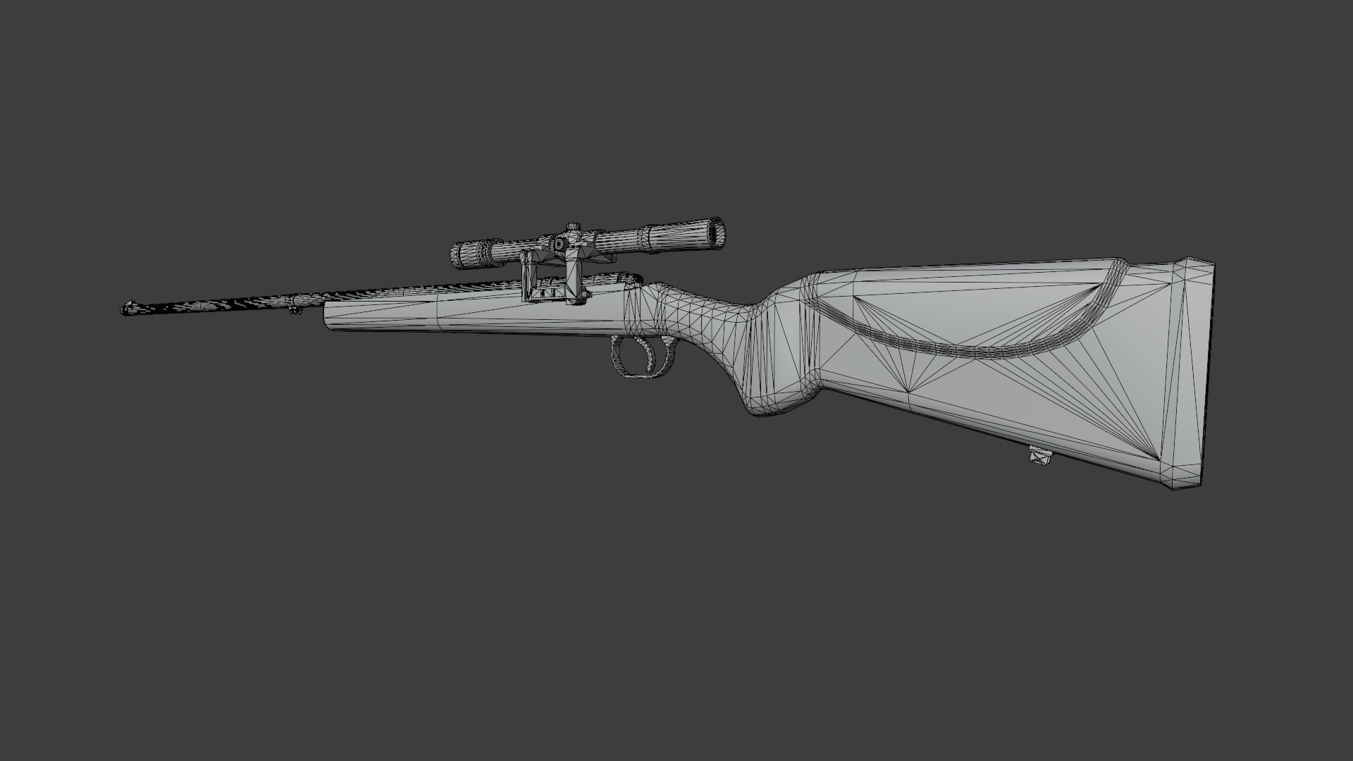 3D Western Rifle Model - TurboSquid 2277072