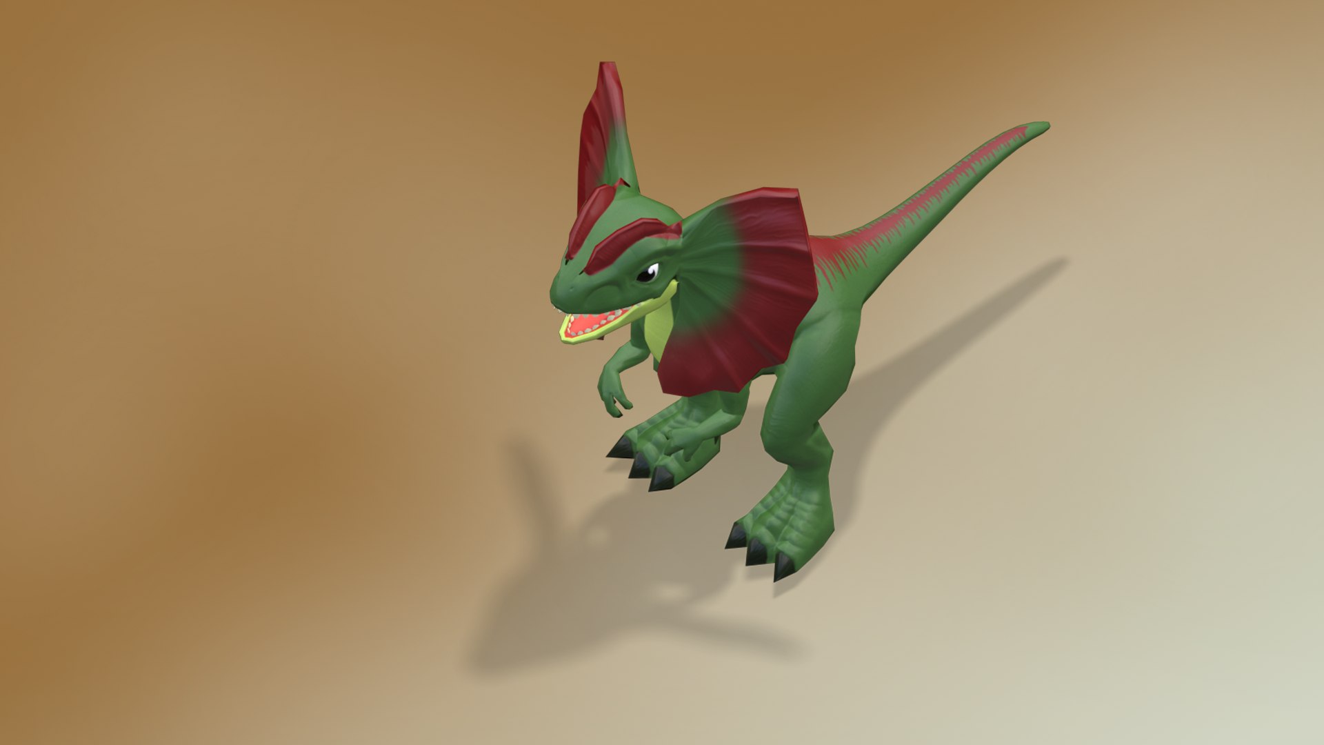 Dilophosaurus Adult - Dinosaur Character 3D - TurboSquid 2195150