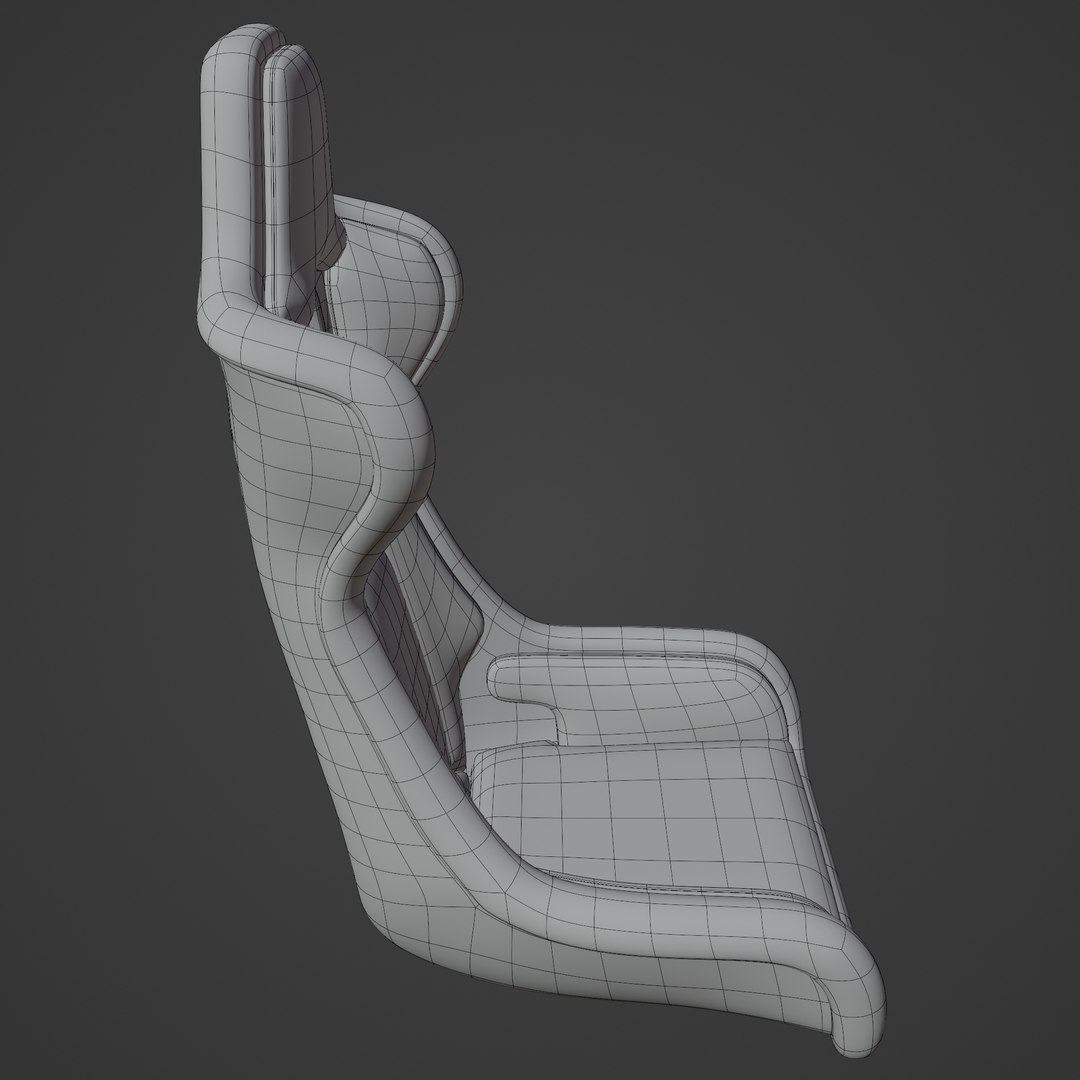 3D Model Racing Car Seat - TurboSquid 2094995