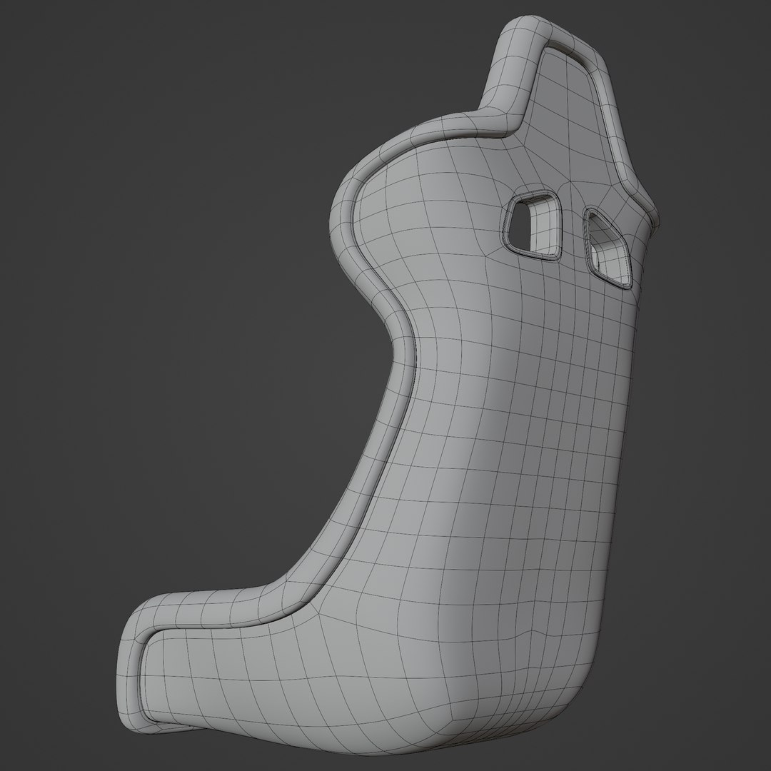 3D Model Racing Car Seat - TurboSquid 2094995