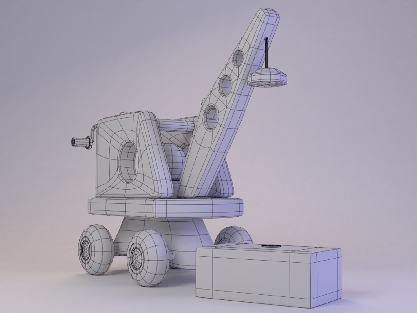 Cute toy crane 3D model - TurboSquid 1526150