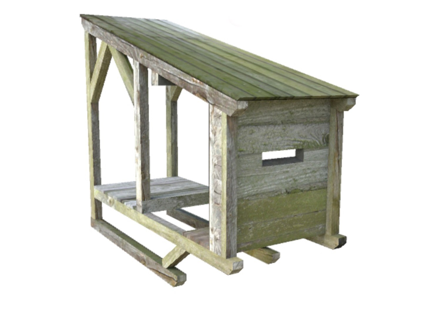 Castle Hoarding Section 3d 3ds