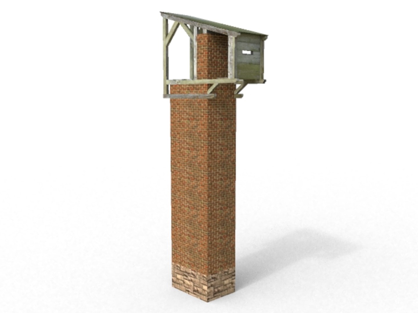 Castle Hoarding Section 3d 3ds