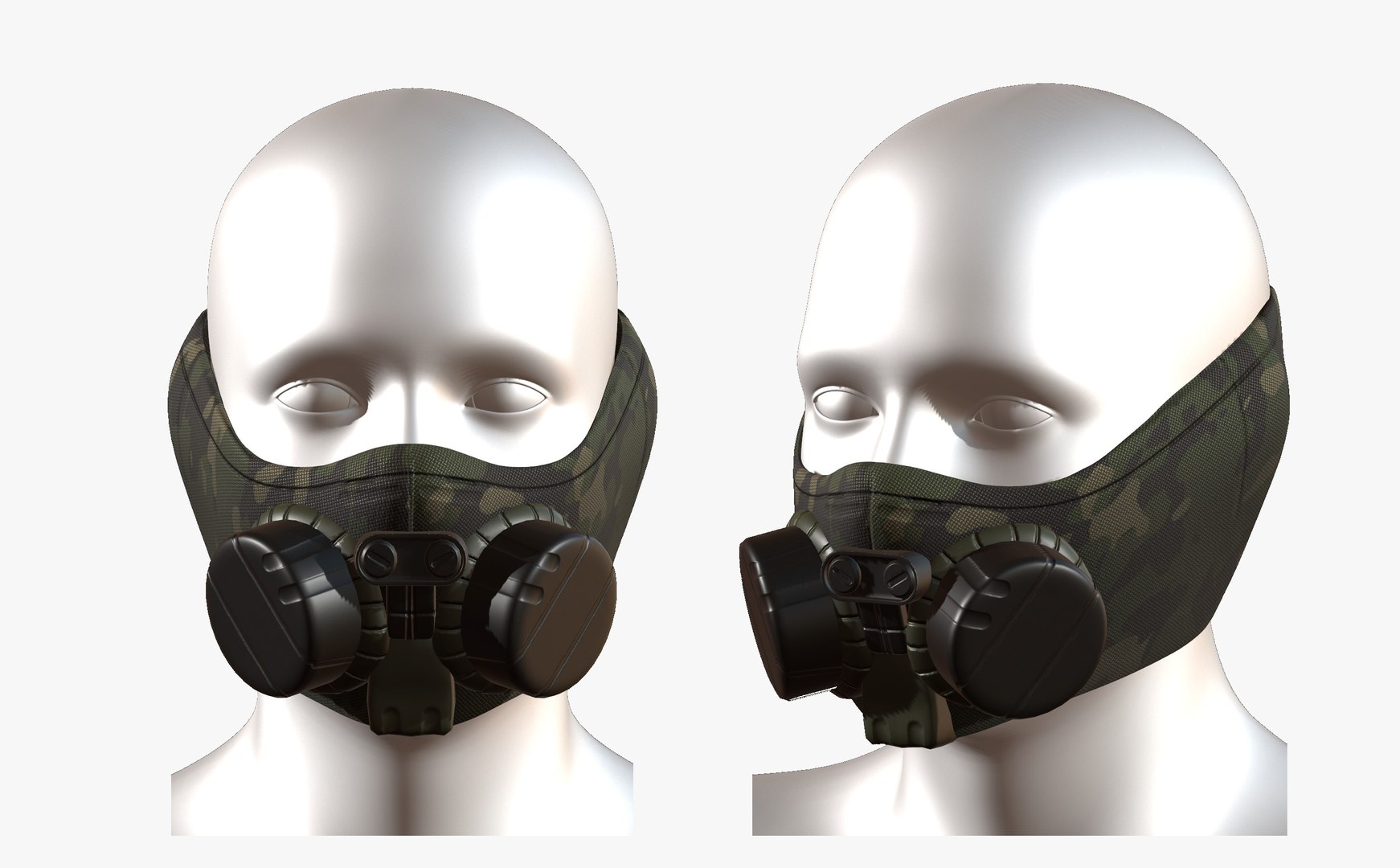 Gas Mask 3D Model - TurboSquid 1610896