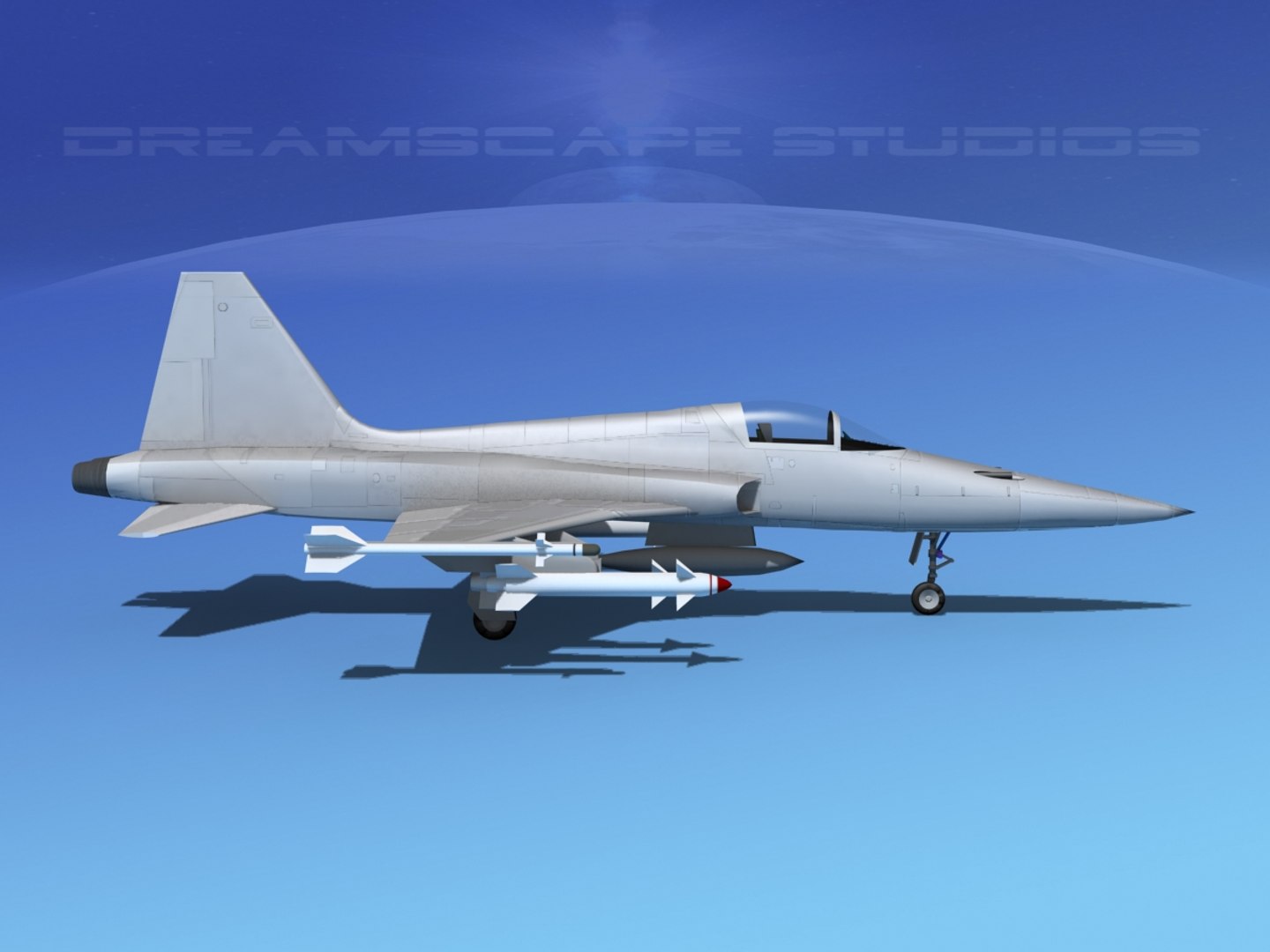 3d F-5 Fighter Northrop Model
