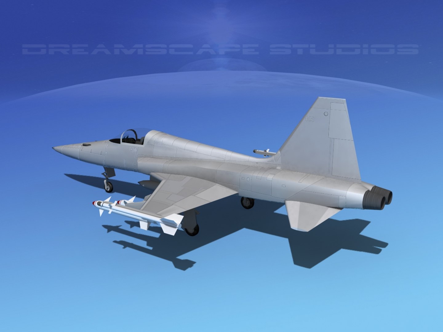 3d F-5 Fighter Northrop Model