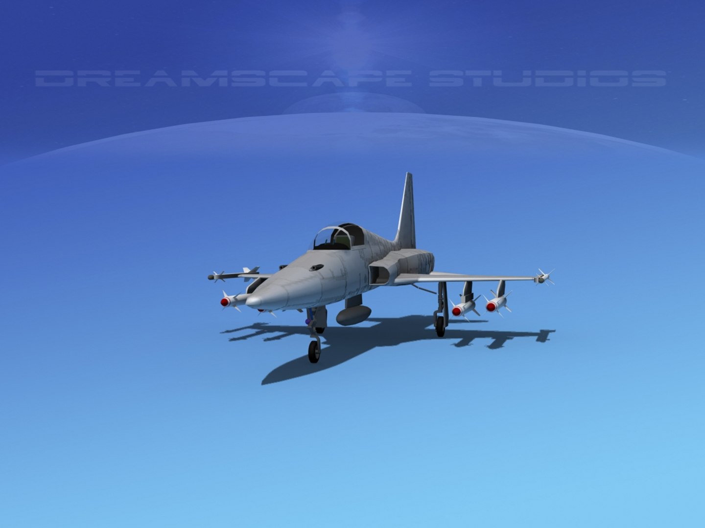 3d F-5 Fighter Northrop Model