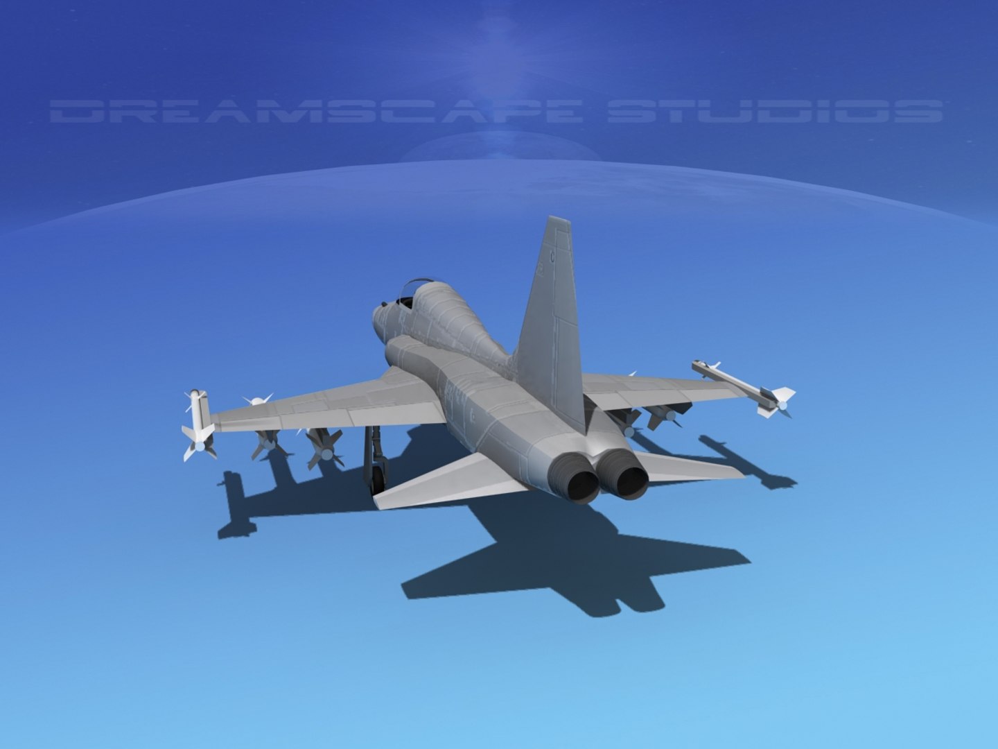 3d F-5 Fighter Northrop Model