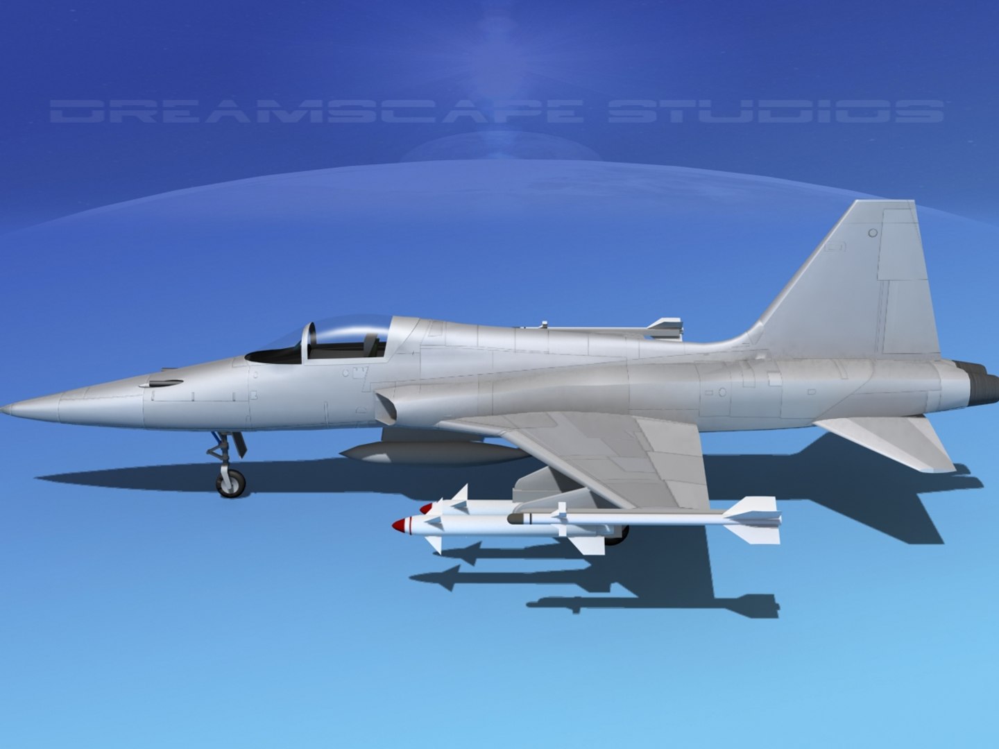 3d F-5 Fighter Northrop Model