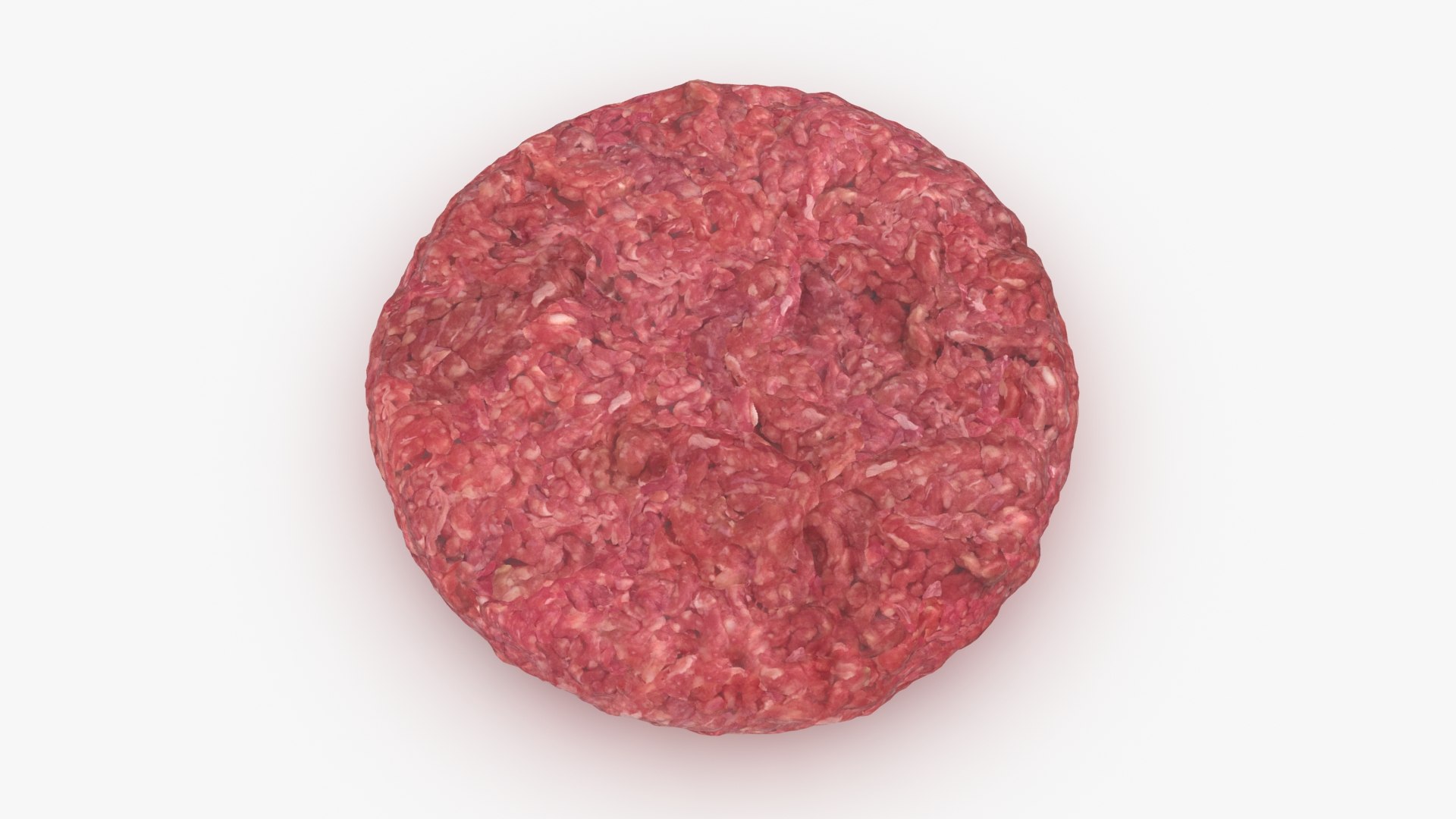 3D Model Fresh Raw Burger Patty - TurboSquid 2026569