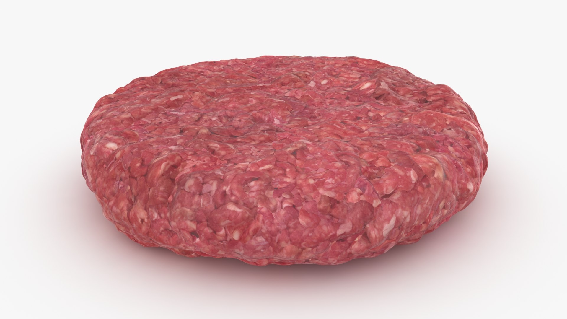 3D Model Fresh Raw Burger Patty - TurboSquid 2026569