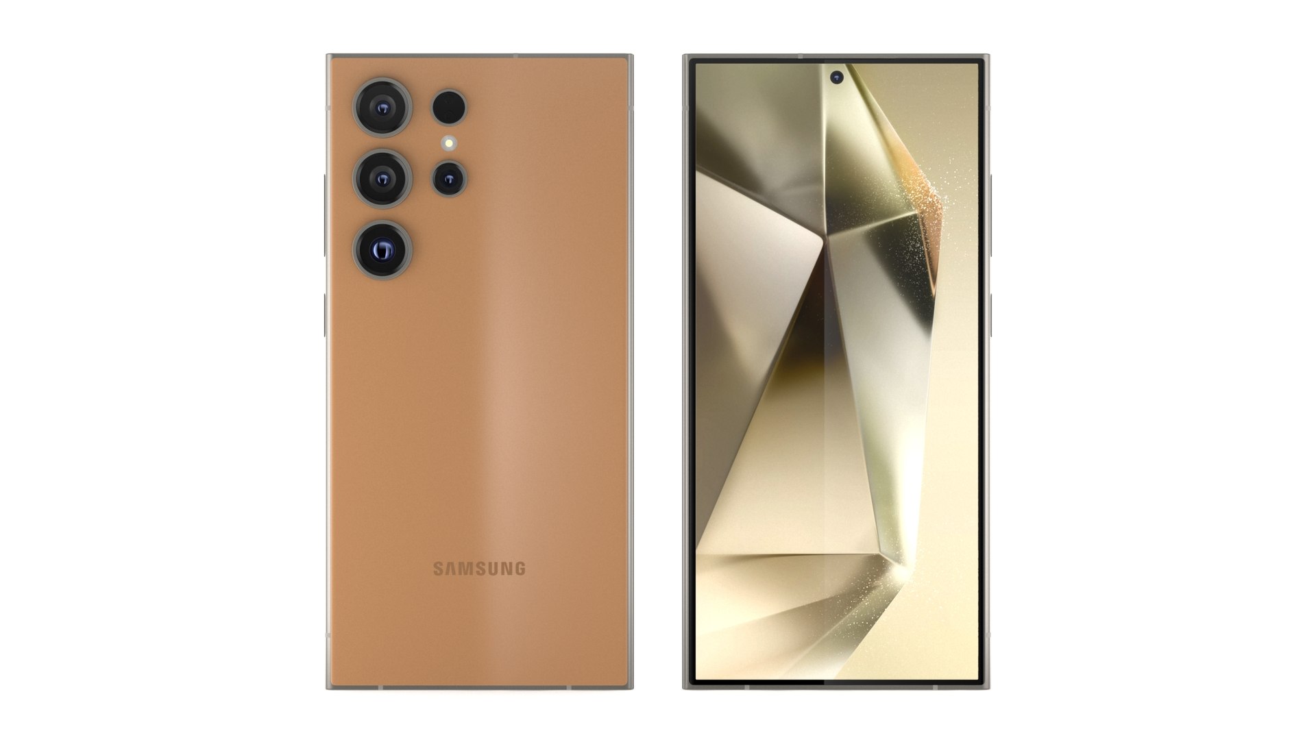 3D Samsung Galaxy S24 Ultra Titanium Orange - TurboSquid 2225369