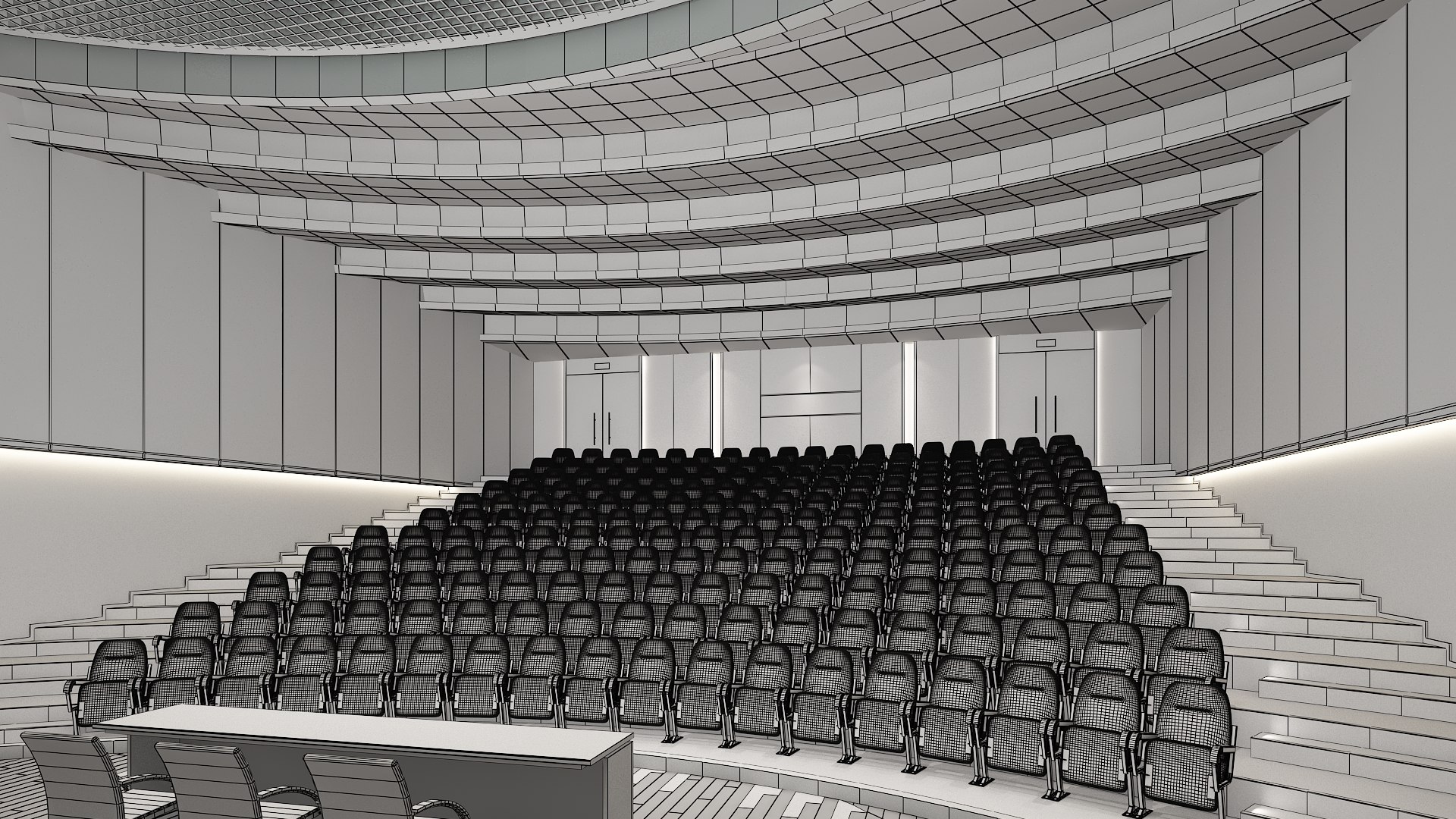 3D Lecture Hall 26 Model - TurboSquid 2201684