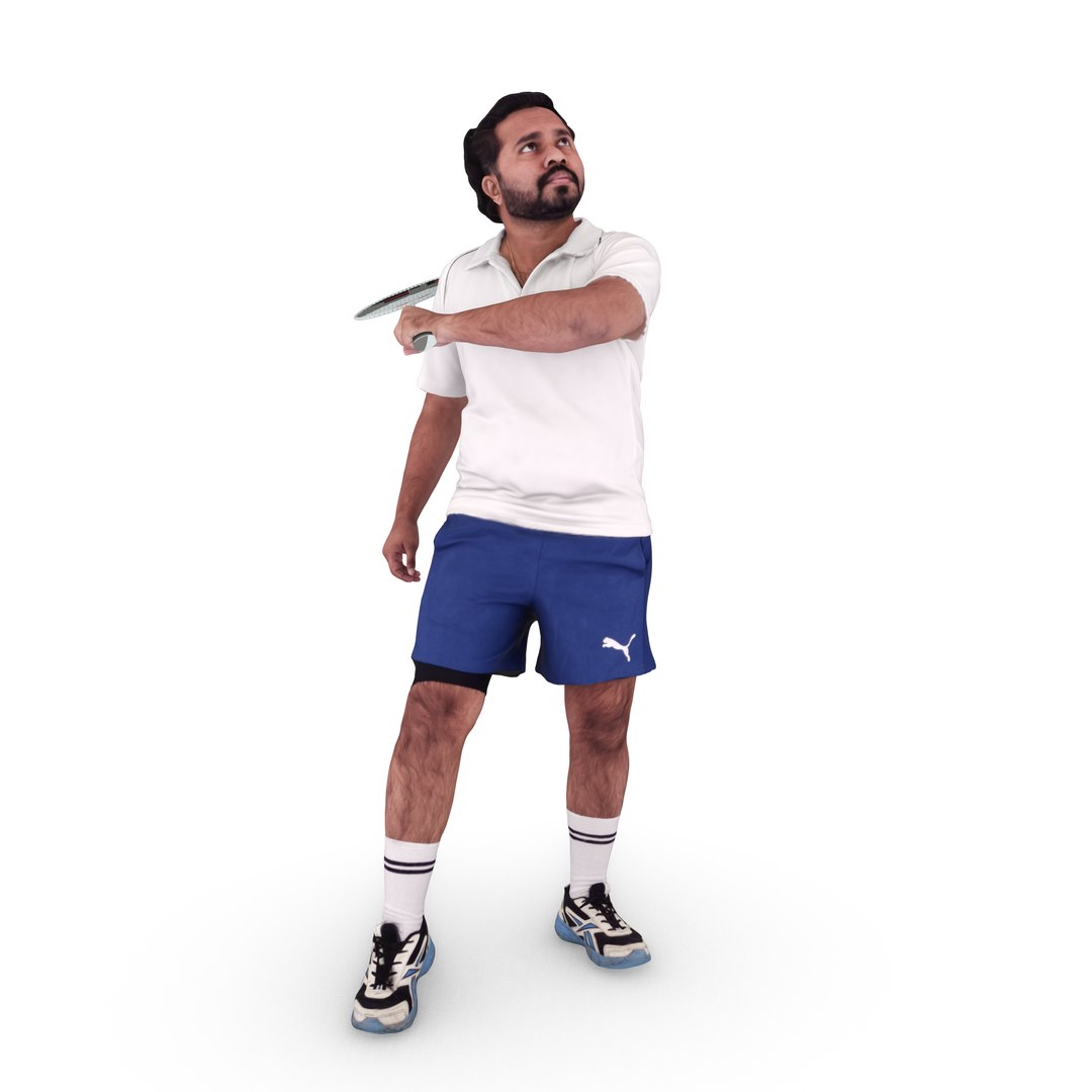 Indian Badminton Player Model - TurboSquid 1506093