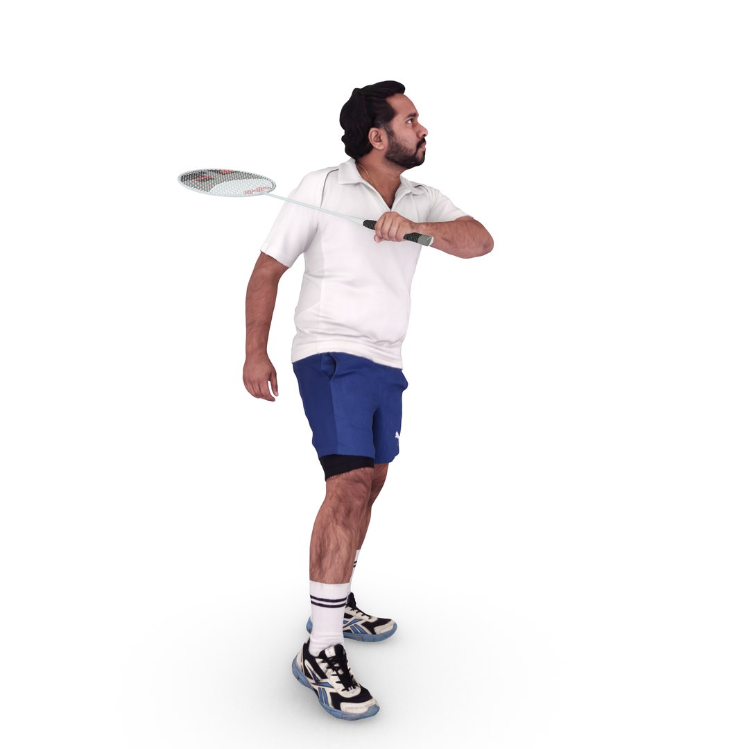 Indian Badminton Player Model - TurboSquid 1506093