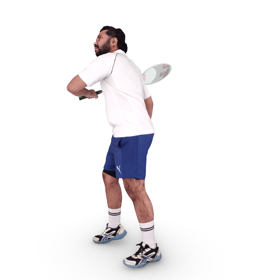 Indian Badminton Player Model - TurboSquid 1506093