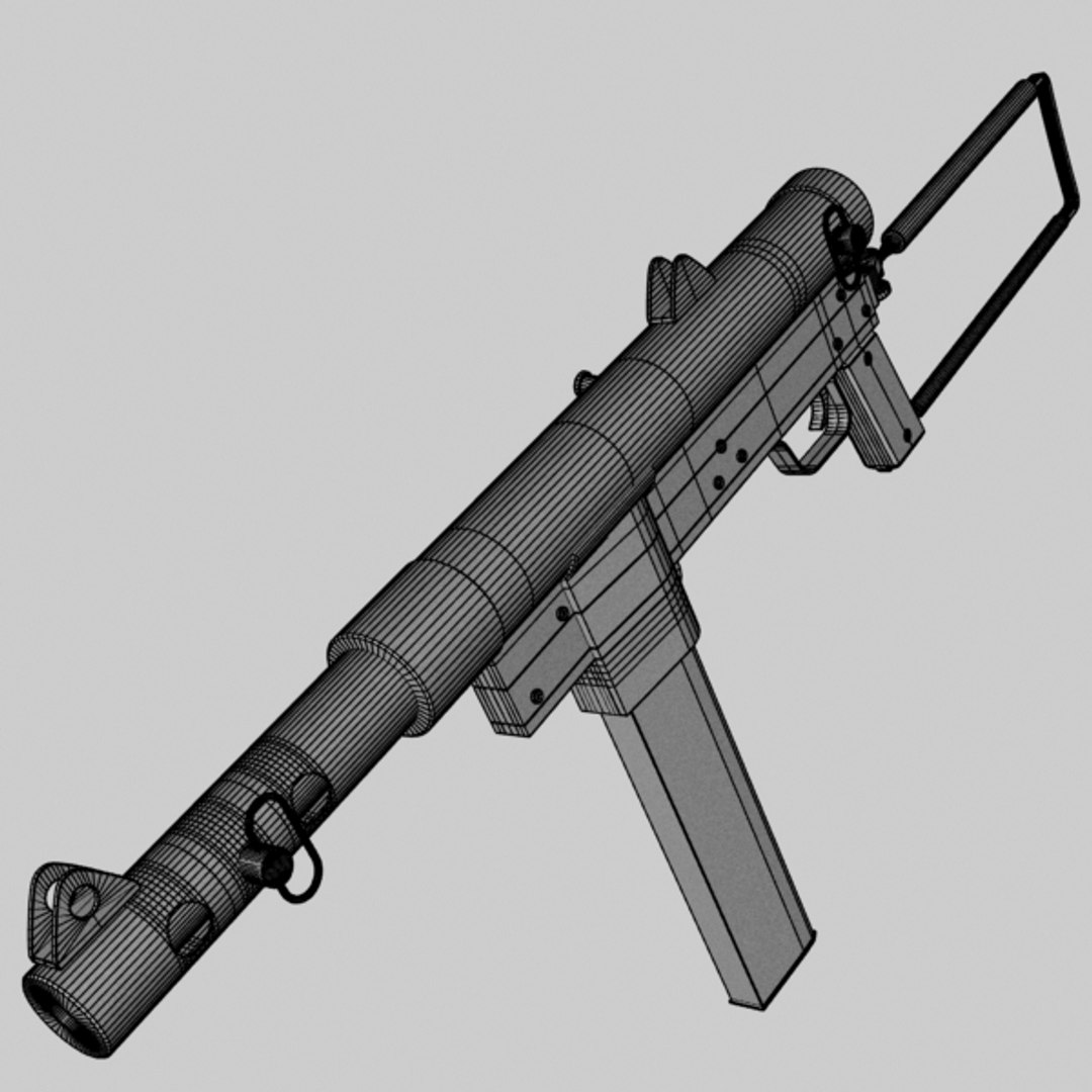 Ww2 Carl Gustav Gun 3d Model