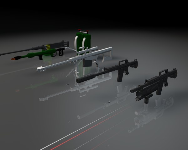 Free Animated 3D Gun Models | TurboSquid