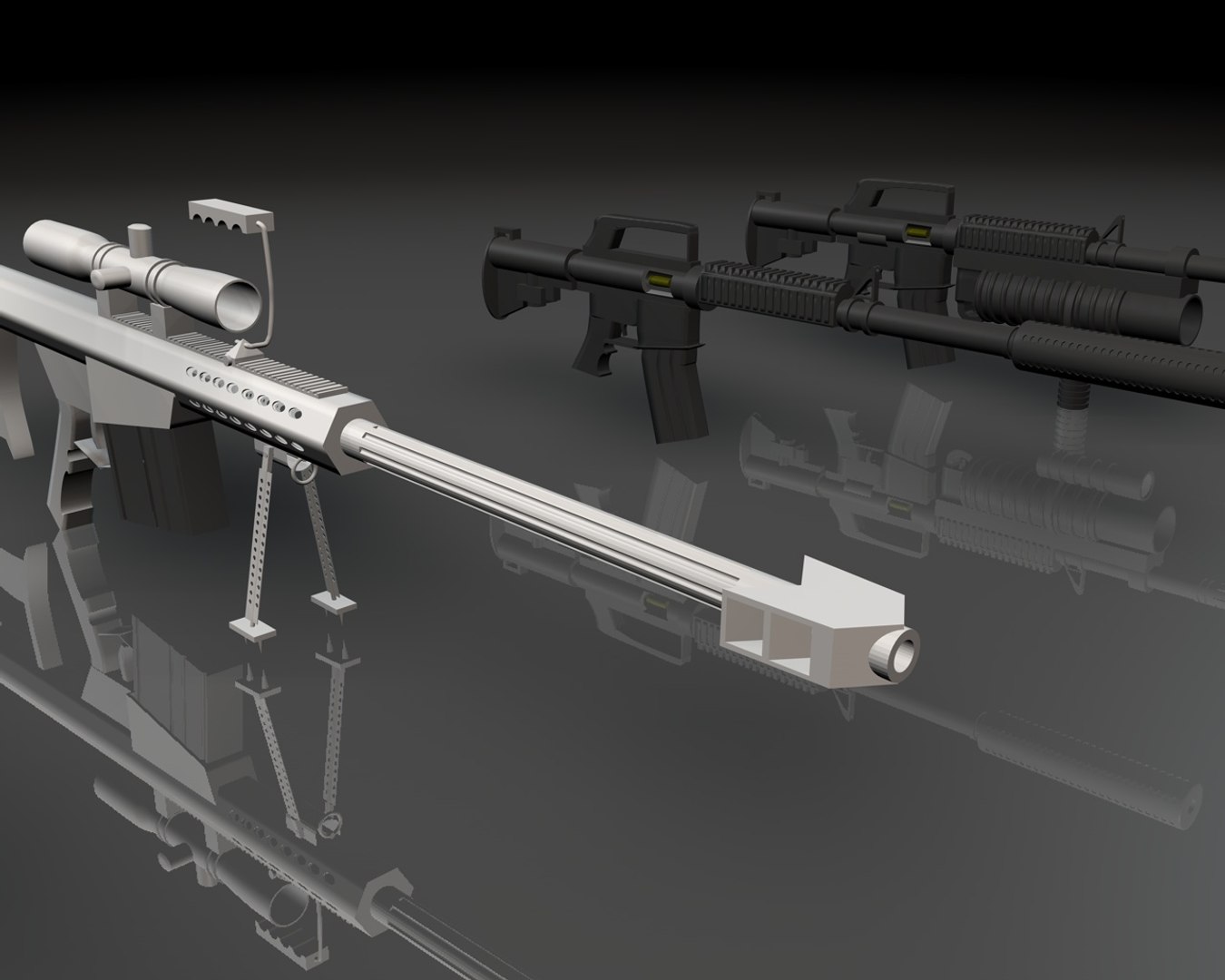 Free sniper rifle 3D model - TurboSquid 364937