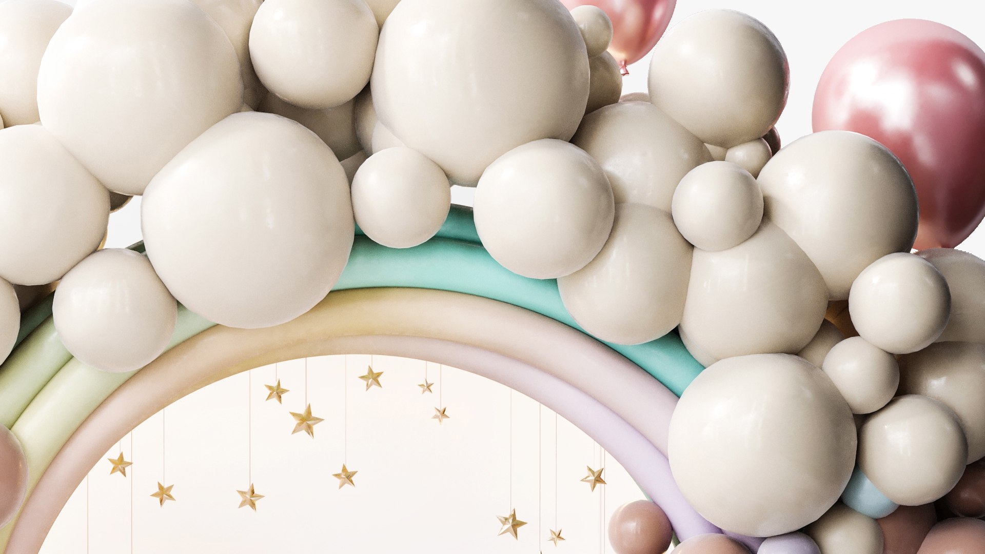 3D Children Arch With Balloons - TurboSquid 2246380