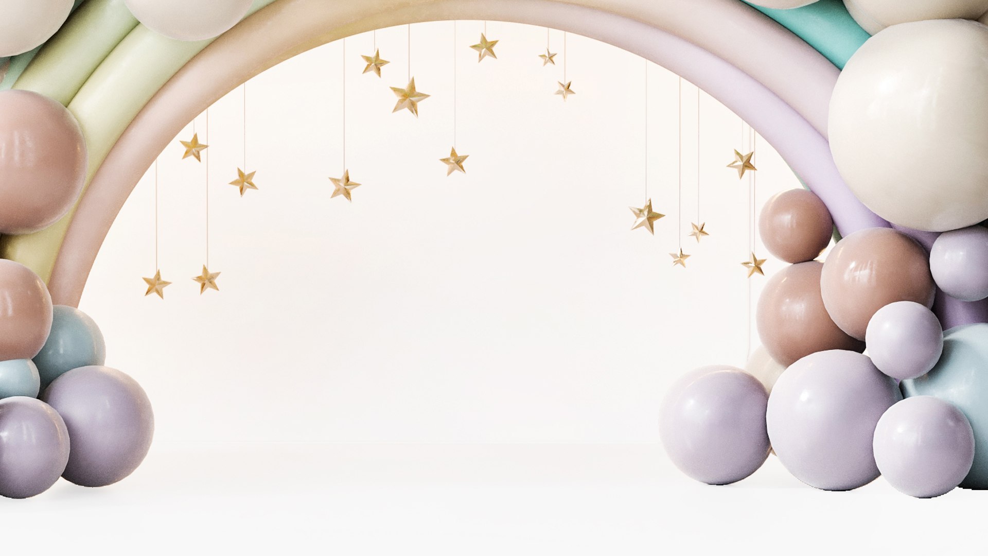 3D Children Arch With Balloons - TurboSquid 2246380